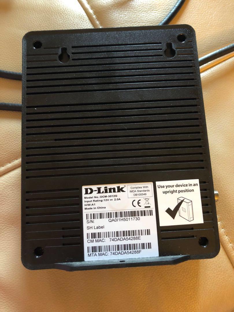 Starhub modem d-link DCM-3012G, Computers & Tech, Parts & Accessories ...