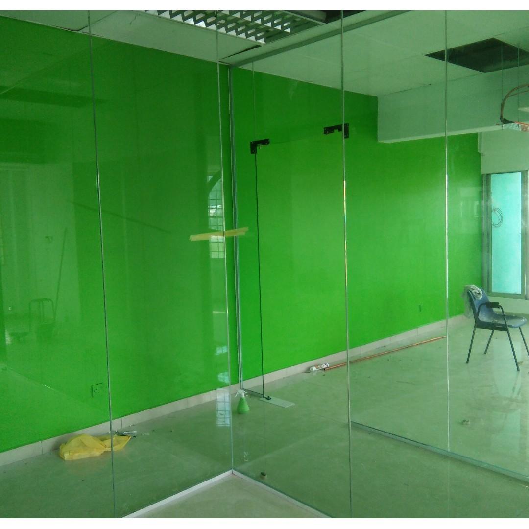 Tempered Glass Wall L 12mm Tebal Services Others On Carousell