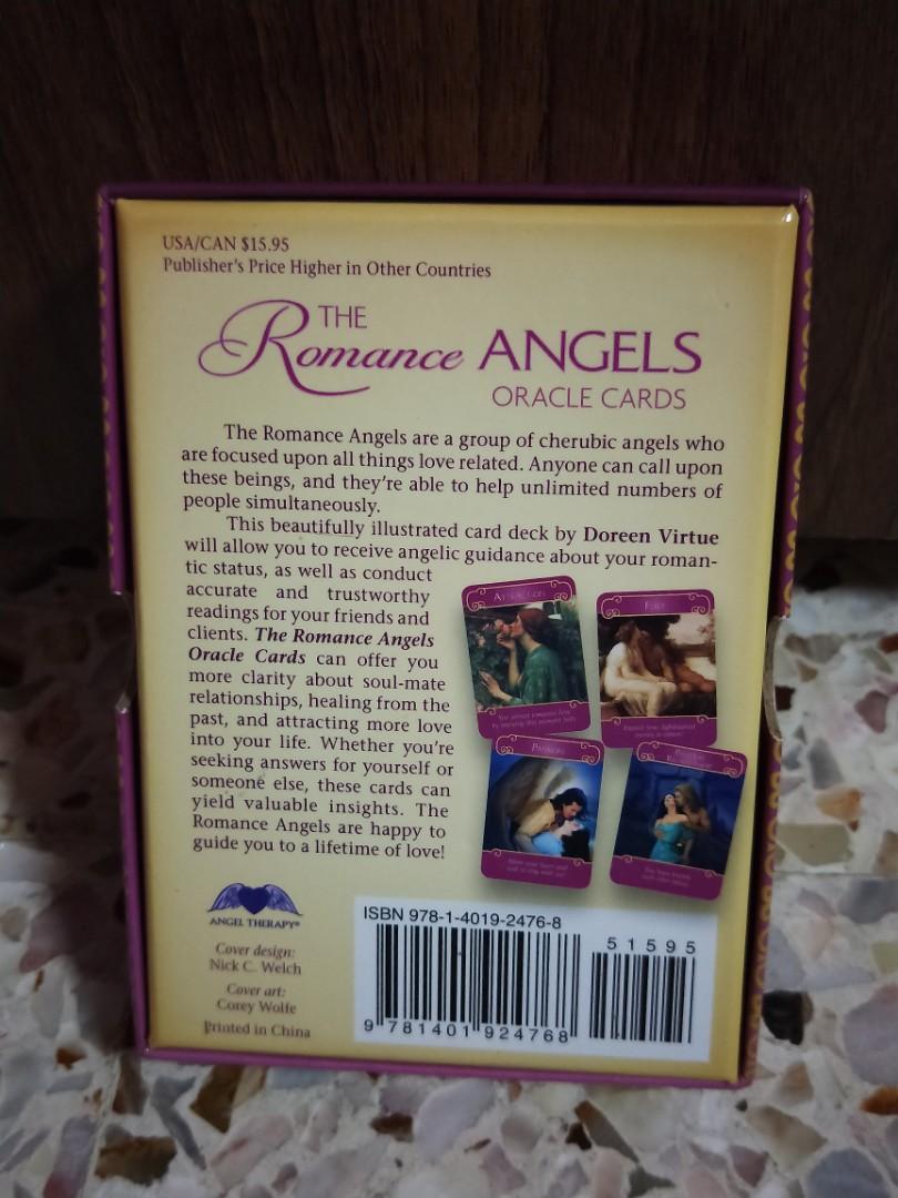 The Romance Angels Oracle Cards By Doreen Virtue, Everything Else on ...