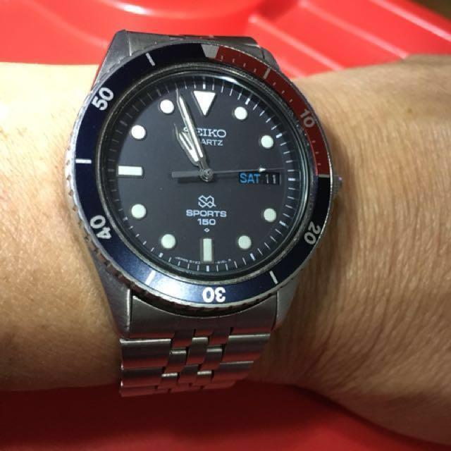 Vintage & rare Seiko SQ Quartz Diver SCZ399J, Men's Fashion, Watches ...