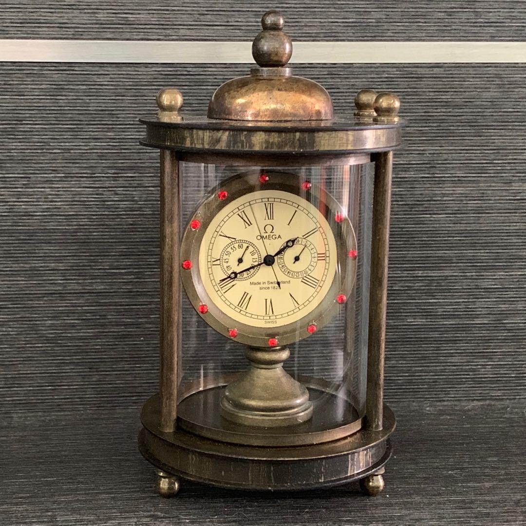 Vintage Antique Omega Clock, Women's Fashion, Jewelry & Organisers ...