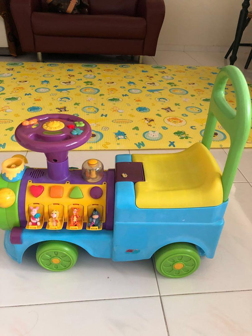 Winnie the Pooh train, car walker, Babies & Kids, Infant Playtime on ...