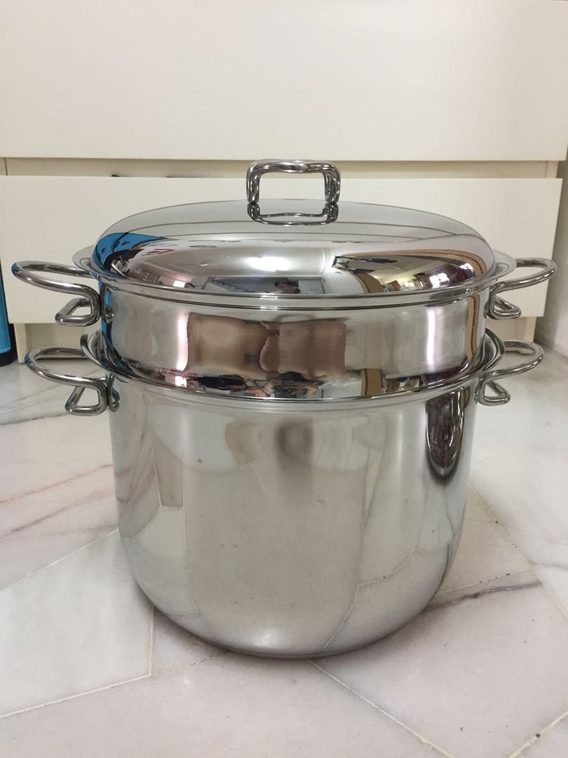 Wonder Way (Wonderway) pots, stainless steel made in Italy, TV & Home ...