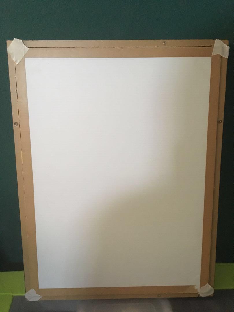 Wooden box picture frame / recessed frame, Furniture & Home Living ...