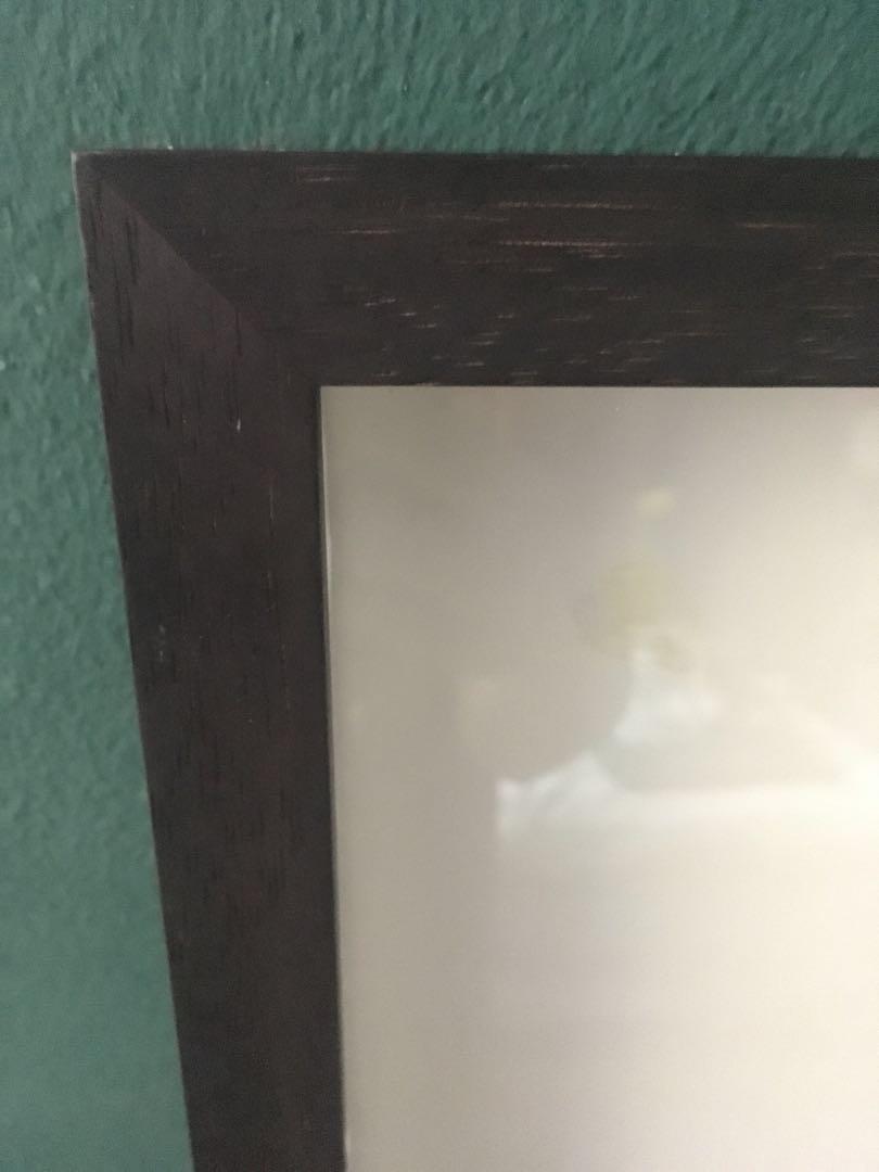 Wooden box picture frame / recessed frame, Furniture & Home Living ...