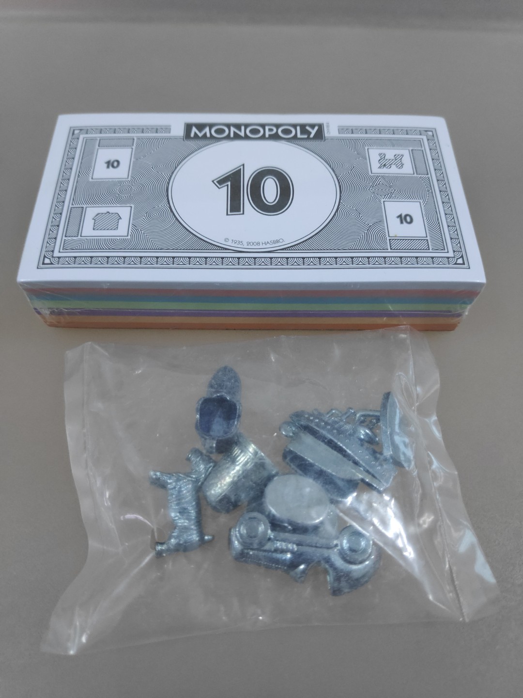8 PCs Vintage Metal Monopoly Spares and bank notes, Video Gaming, Video ...