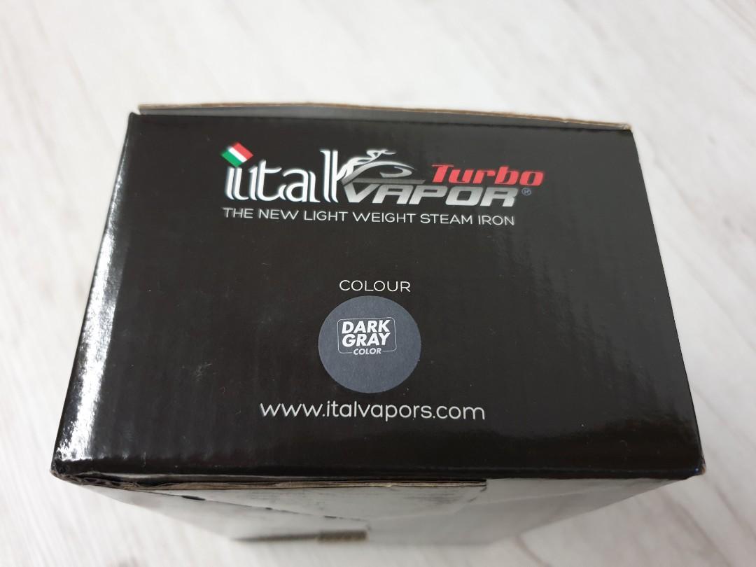 * (BNIB) Ital Vapor Turbo Light Weight Travel Steam Iron, TV & Home ...