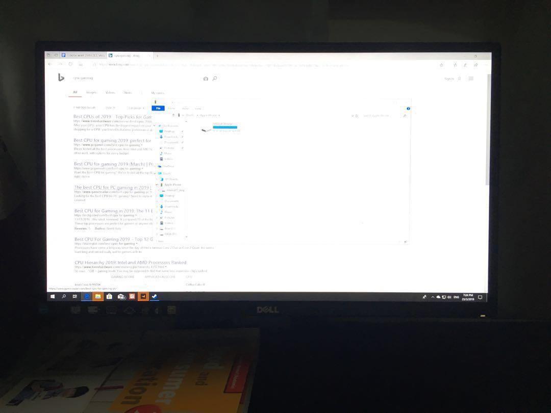 desktop plus monitor, Computers & Tech, Parts & Accessories, Monitor ...