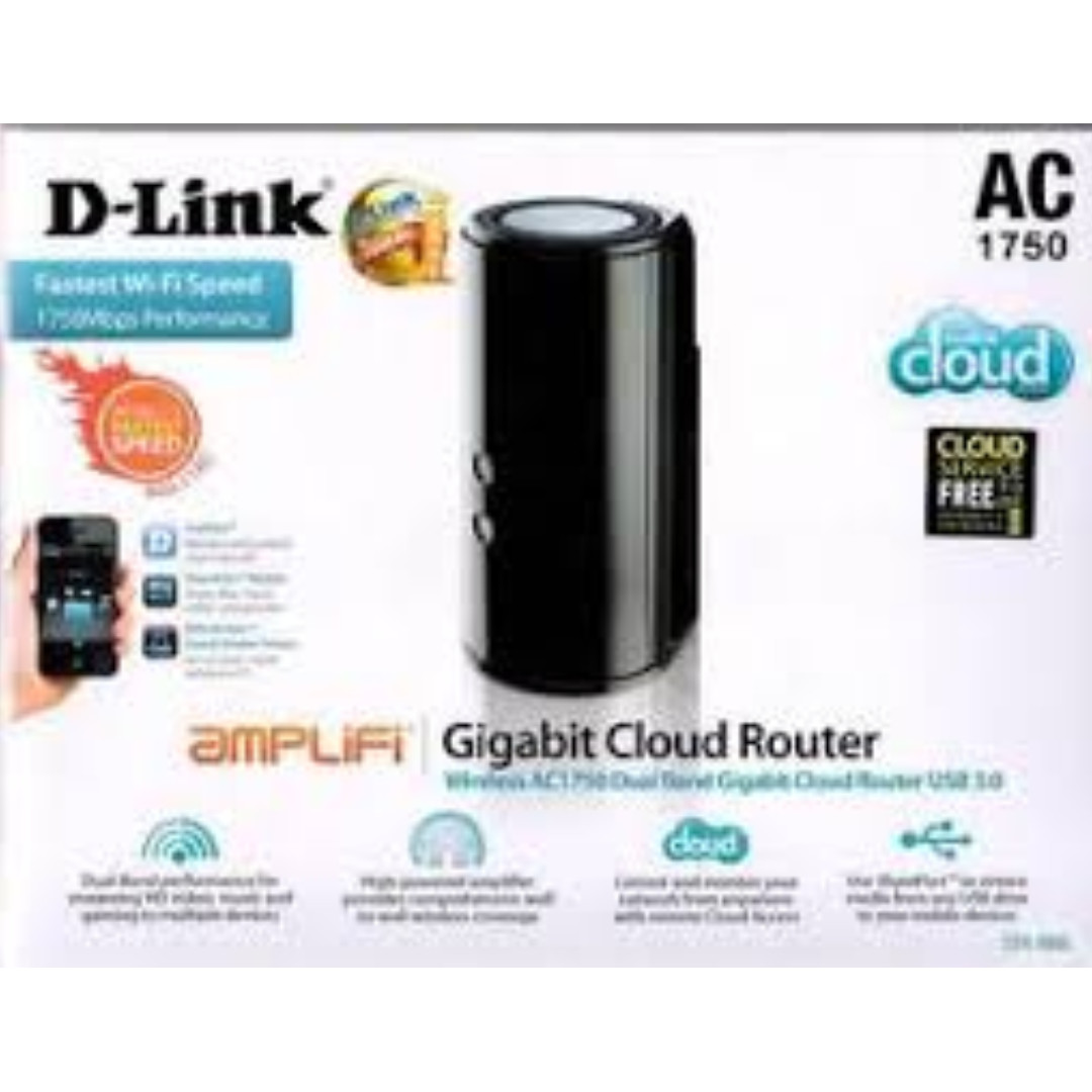 D-Link DIR-868L Wireless AC1750 Dual-Band Cloud Router, Computers ...
