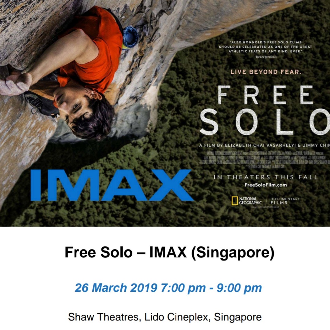Free solo ticket, Tickets & Vouchers, Event Tickets on Carousell