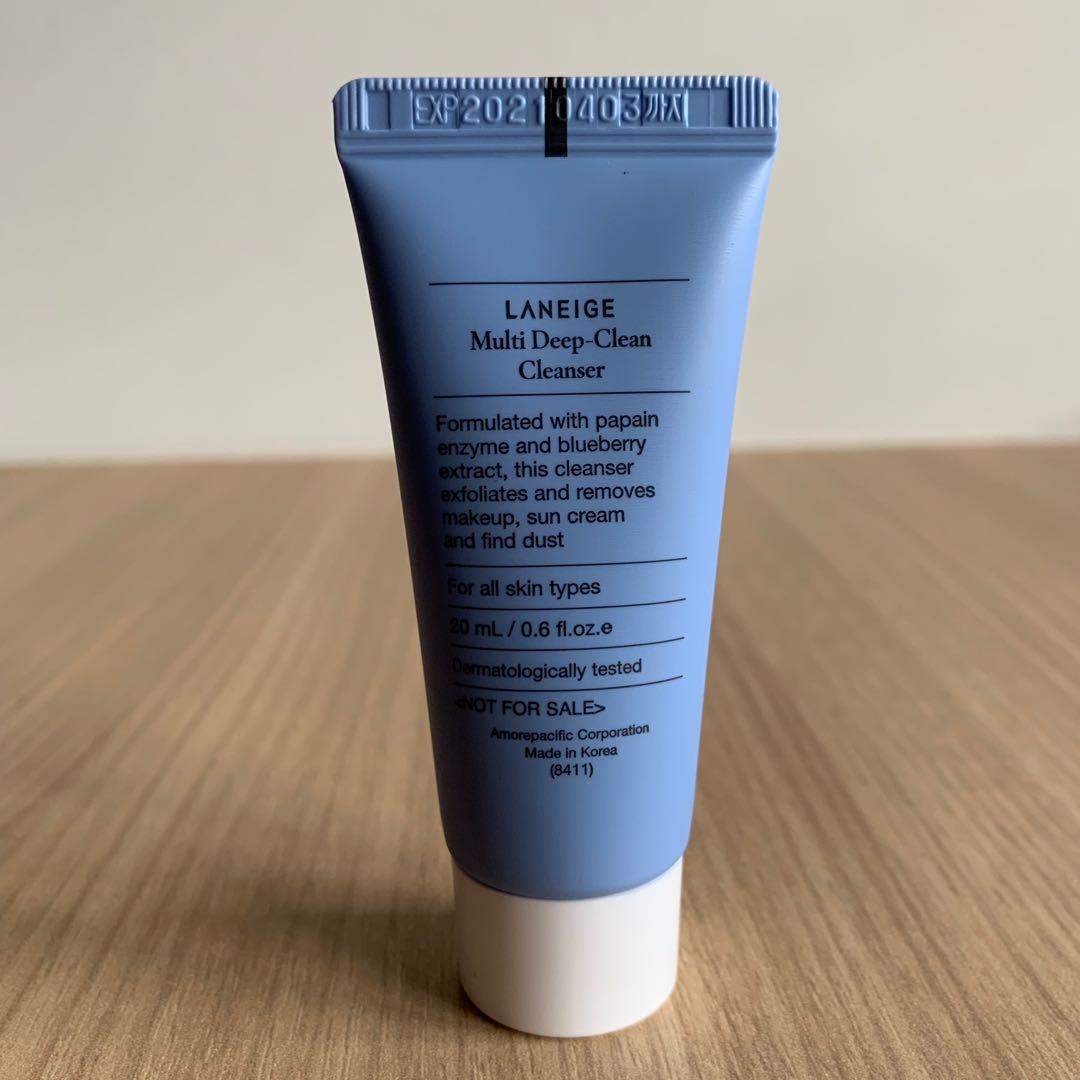 Laneige Multi Deep-Clean Cleanser 20ml Sample, Beauty & Personal Care ...