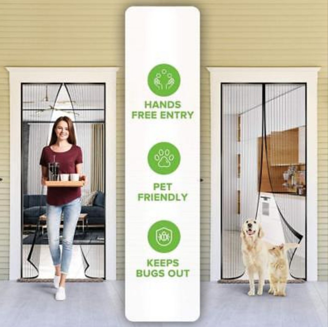 Magnetic door net, Furniture & Home Living, Home Improvement ...