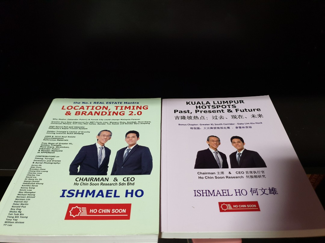 Malaysia Property Investing books by Ho Chin Soon and Ishmael Ho (2 ...