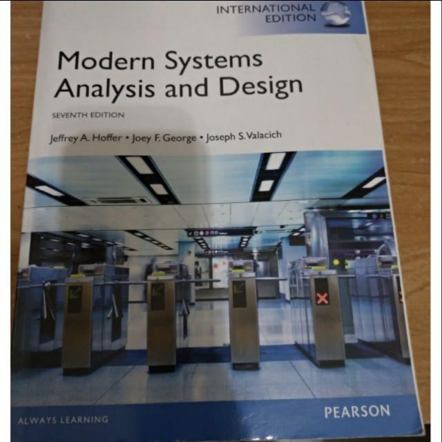 modern systems analysis and design 系統分析與設計原文書 資管用書, 書籍、休閒與玩具, 書本及雜誌, 評量練習在旋轉拍賣