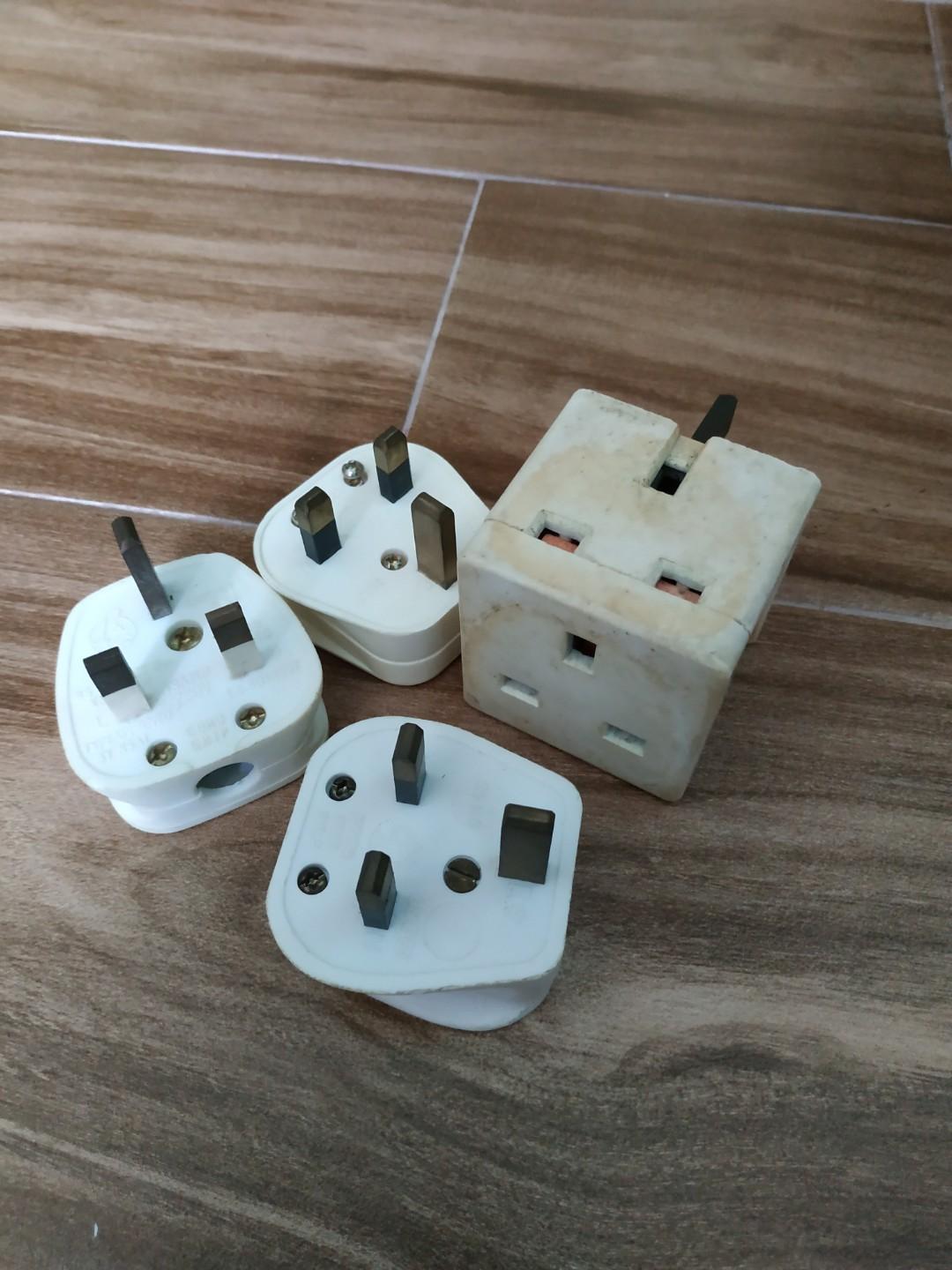 Multiplug socket with plug heads, TV & Home Appliances, Electrical ...