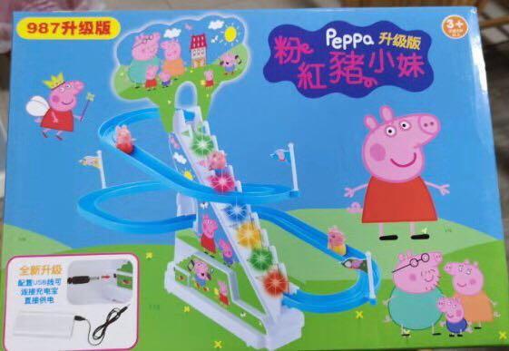 Peppa Pig Climbing Stairs with Light and Music, Babies & Kids, Infant ...
