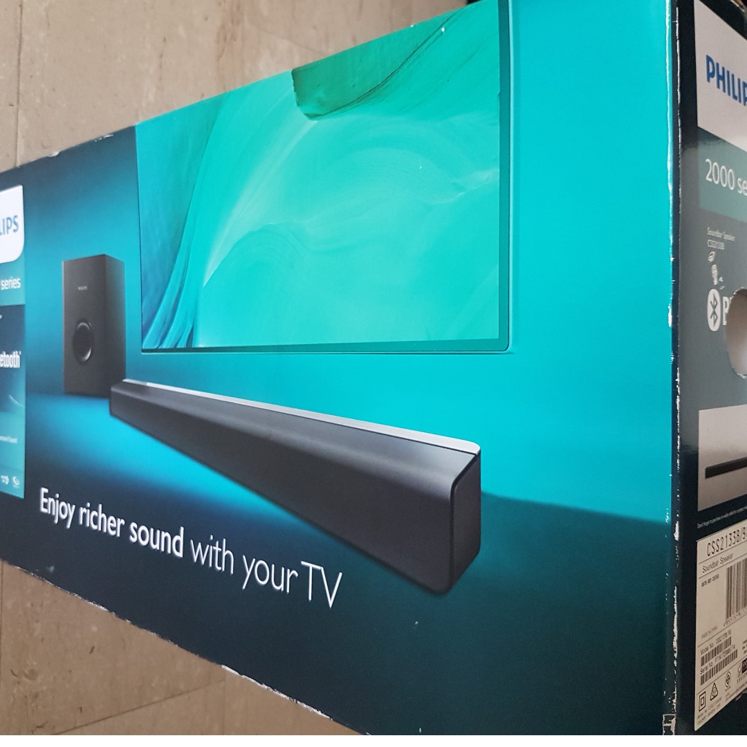 Philips Soundbar, Audio, Soundbars, Speakers & Amplifiers on Carousell
