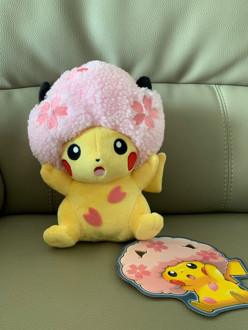 Pikachu Sakura limited edition by Pokémon centre Tokyo, Hobbies & Toys ...