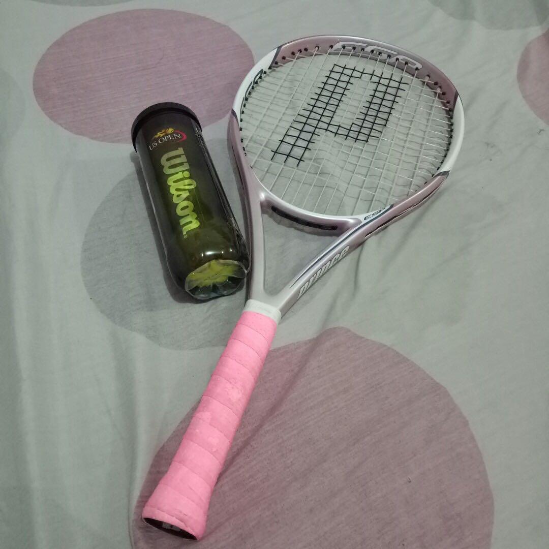 Prince Tennis Racket (Pink), Sports Equipment, Sports & Games, Racket ...