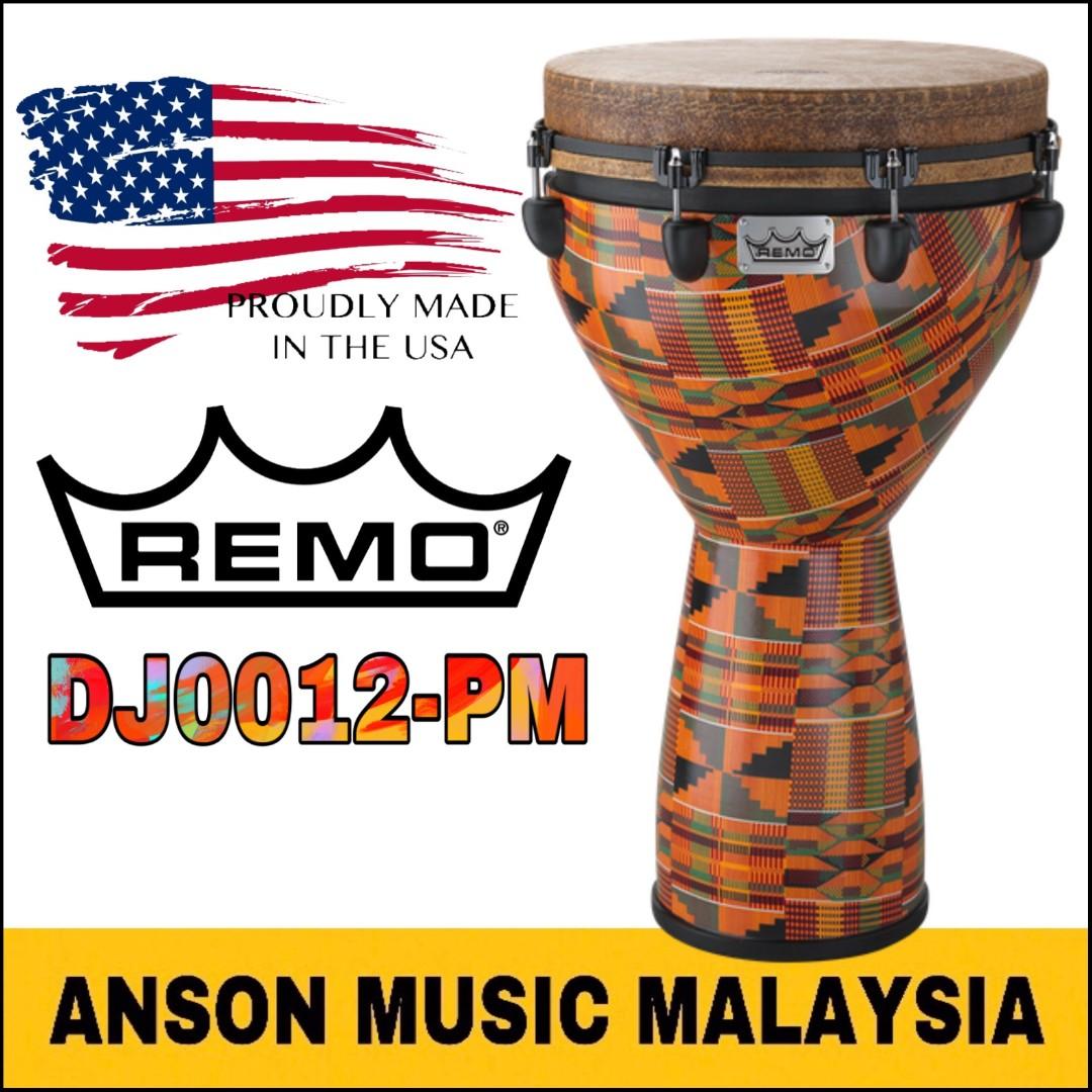 Remo DJ-0012-PM Mondo™ Djembe Drum - Kintekloth, 12", Hobbies & Toys ...