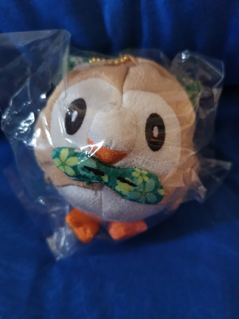 Rowlet Pokemon Center plush keychain, Hobbies & Toys, Toys & Games on ...