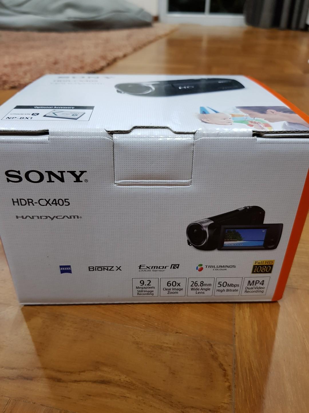 Sony video camera HDR CX405, Photography, Video Cameras on Carousell