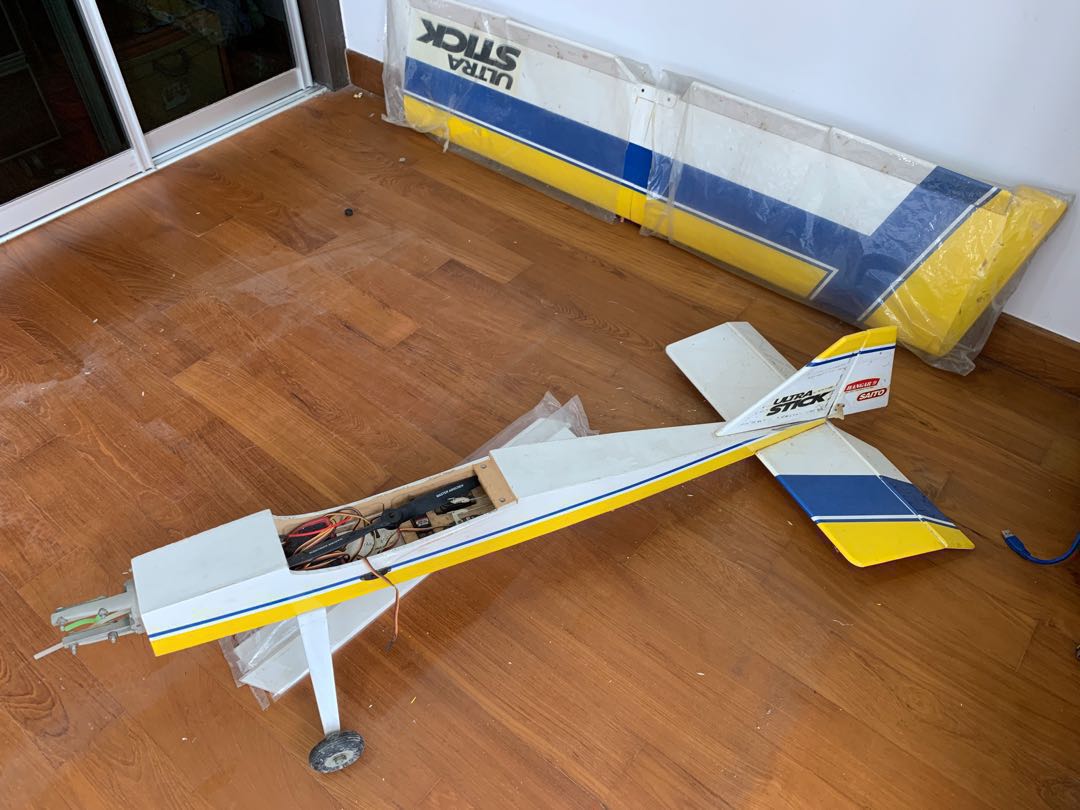 ULTRA STICK 40 ARF BALSA RADIO CONTROLLED AIRPLANE, Hobbies & Toys ...
