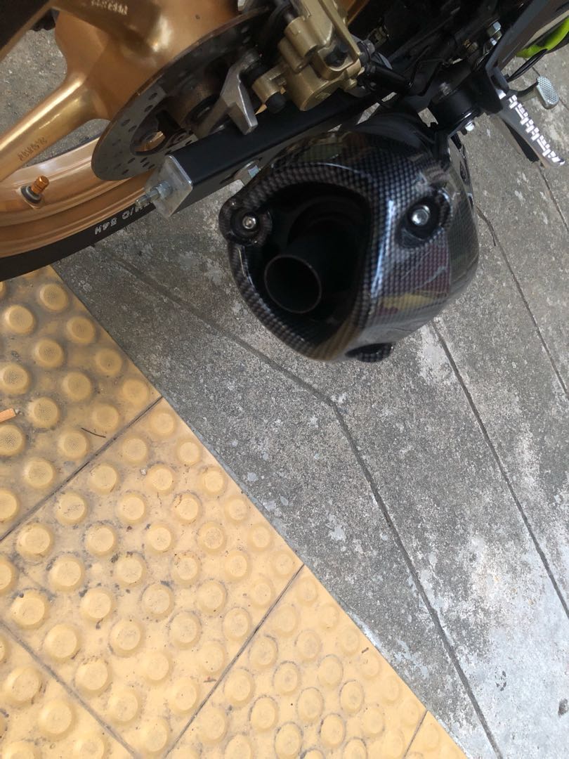 Uma racing pipe, Motorcycles, Motorcycle Accessories on Carousell