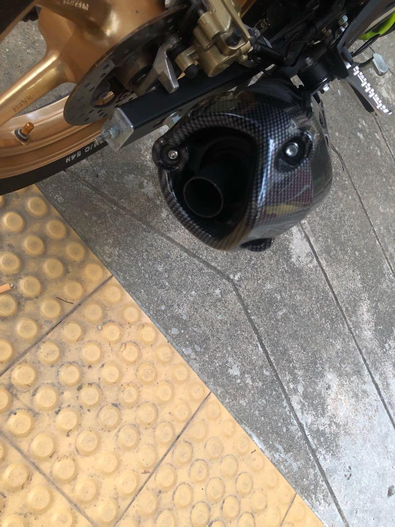 Uma racing pipe, Motorcycles, Motorcycle Accessories on Carousell