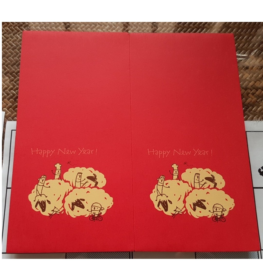 6 pcs Sunny Hills Year of Goat Red Packet / Ang Bao Pow Pao Pau, Hobbies & Toys, Stationery ...