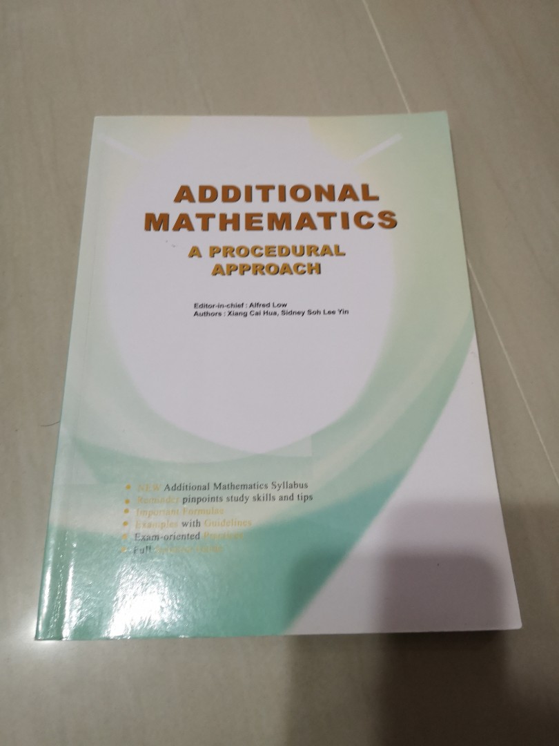 Additional mathematics guide book, Hobbies & Toys, Books & Magazines ...