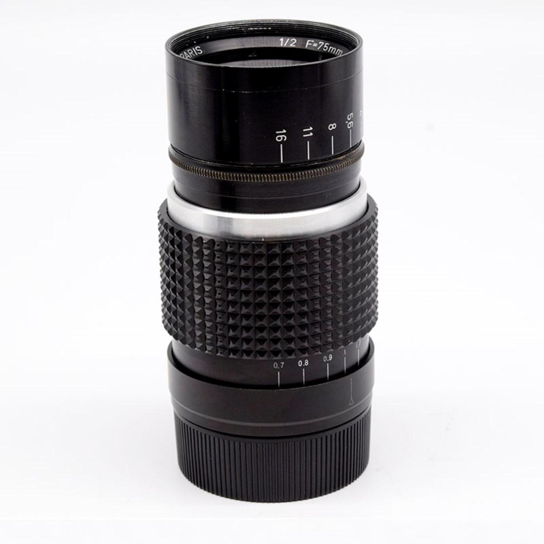 【美品法國電影鏡】APOCHROMAT KINOPTIK PARIS 75/2 電影鏡 已改M口#JP20412#HK7902, 攝影器材 ...
