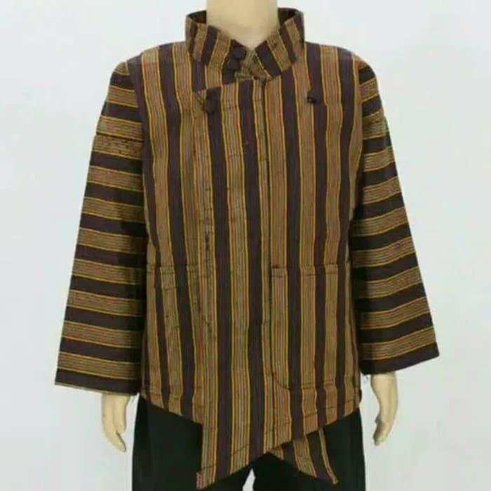 BAJU SURJAN /LURIK JOGJA DEWASA, Fesyen Pria, Pakaian , Baju Luaran di Carousell