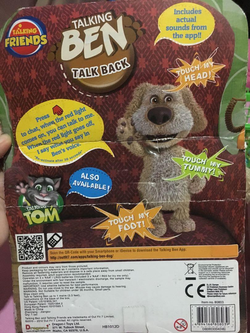 Battery Operated Talking Ben Talk Back, Hobbies & Toys, Toys & Games on ...