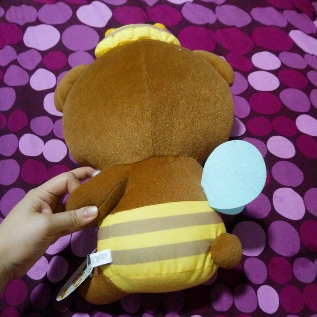 Chairokoguma Rilakkuma Plush Toy, Hobbies & Toys, Toys & Games on Carousell