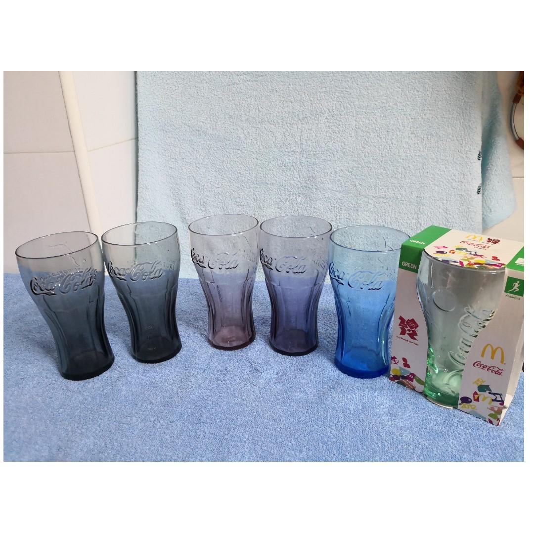 Coca Cola Cups from MacDonalds Collection items. New. 6 glasses ...