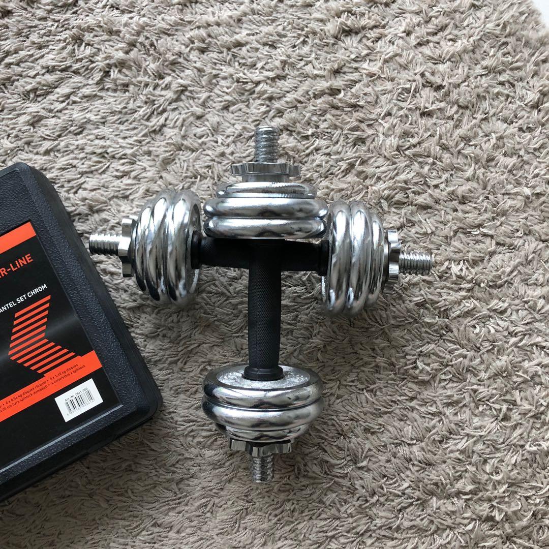 Dumbbell set, Sports Equipment, Exercise & Fitness, Weights & Dumbbells ...