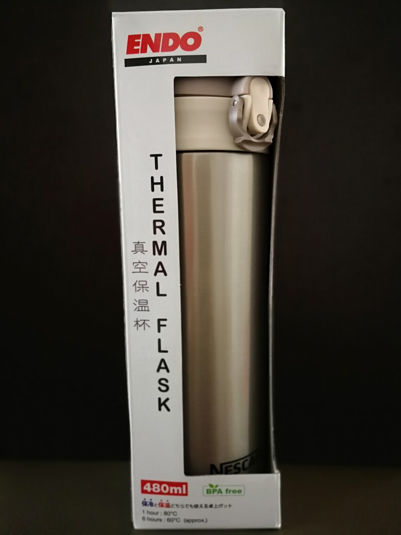 Endo Japan Thermal Flask (Nescafe), Furniture & Home Living ...