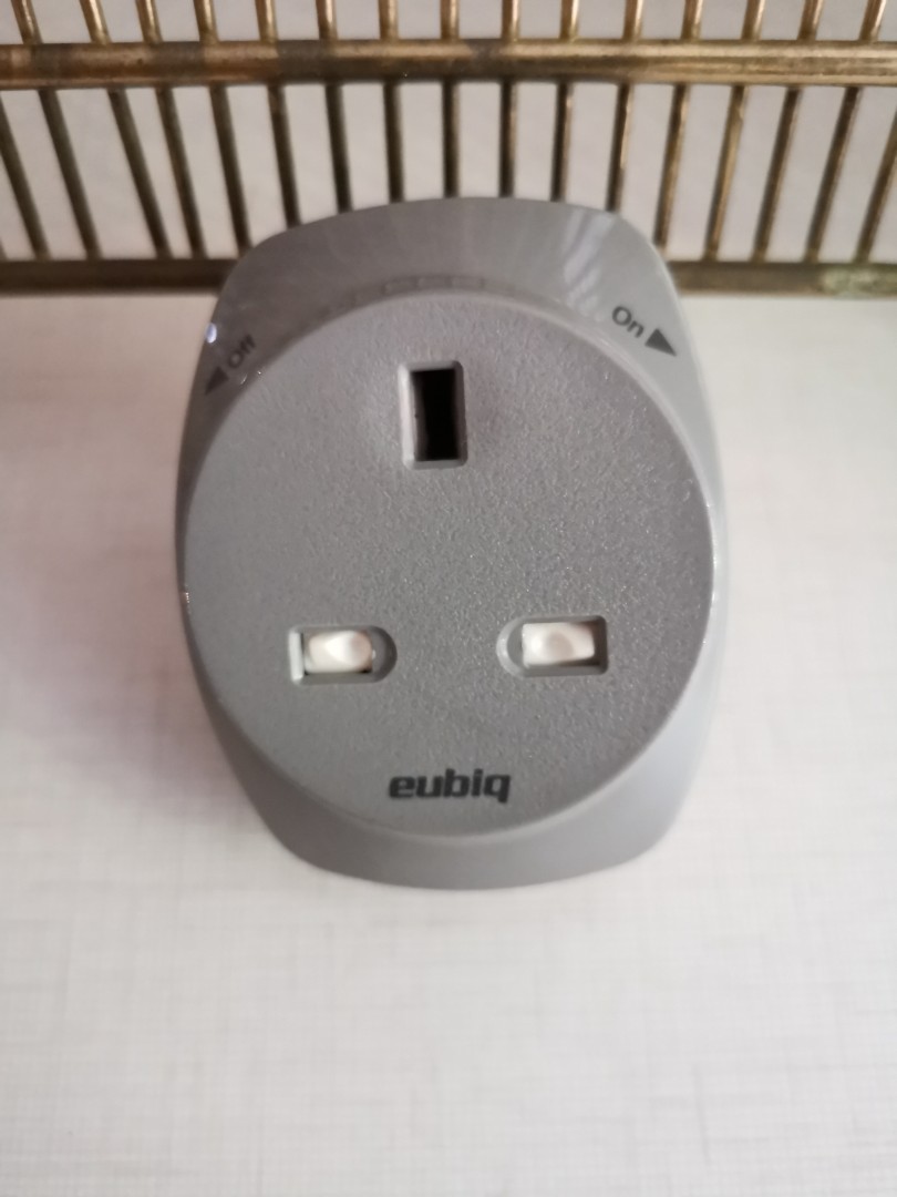 Eubiq 3-pin plug adapter, TV & Home Appliances, Electrical, Adaptors & Sockets on Carousell