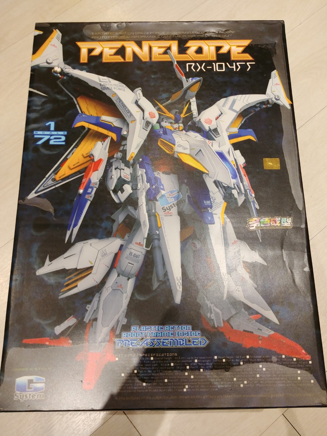 G SYSTEM 1/72 PENELOPE GUNDAM GARAGE KIT, Hobbies & Toys, Toys & Games ...