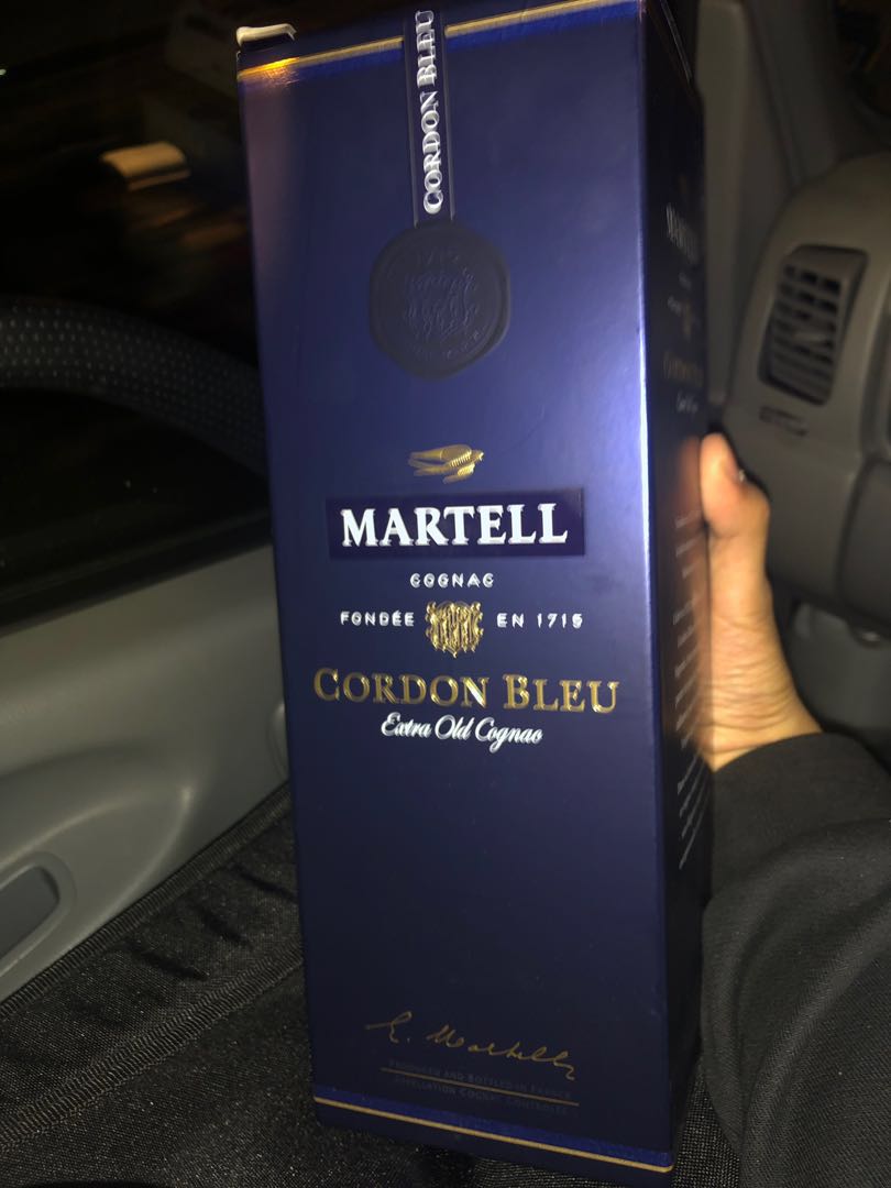 Gordon bleu Martell, Food & Drinks, Alcoholic Beverages on Carousell