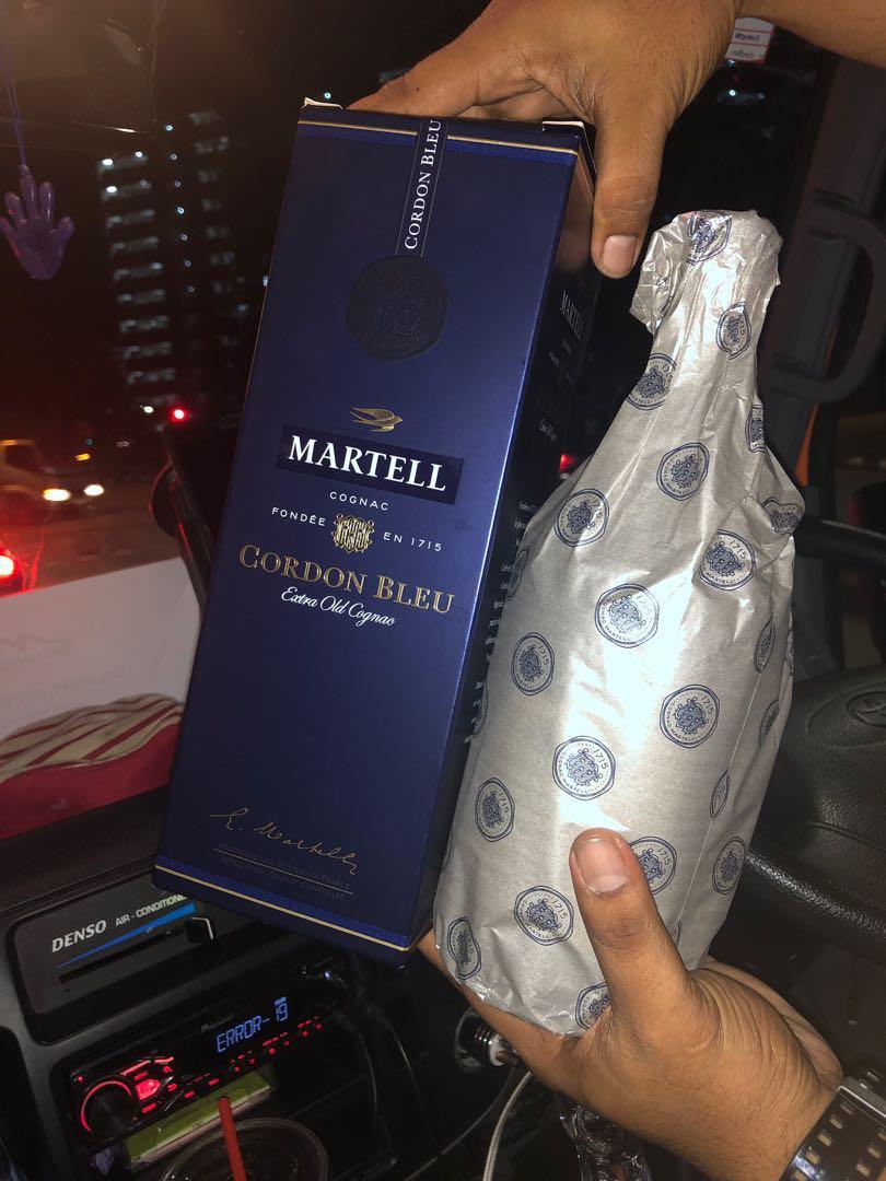 Gordon bleu Martell, Food & Drinks, Alcoholic Beverages on Carousell