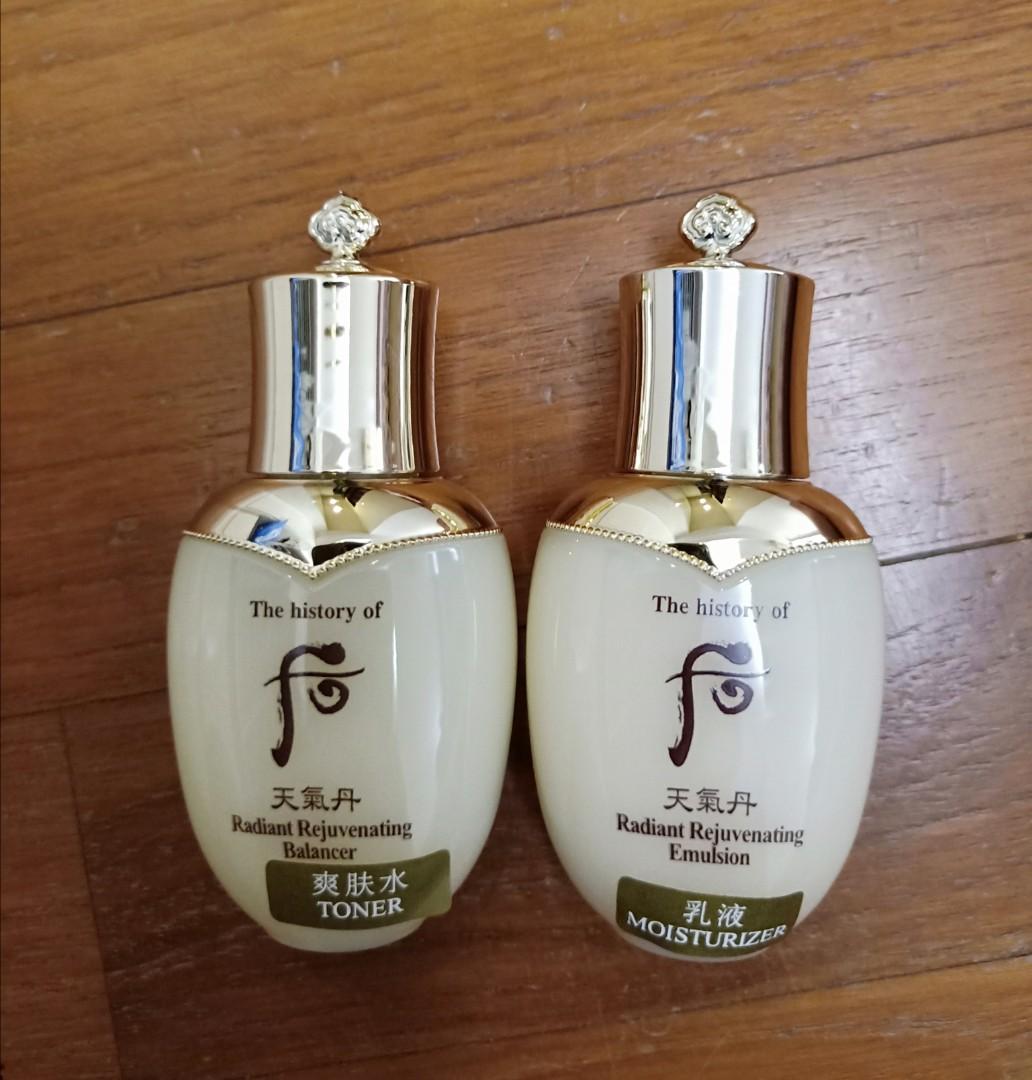 The History of whoo toner & moisturer, Beauty & Personal Care, Face ...