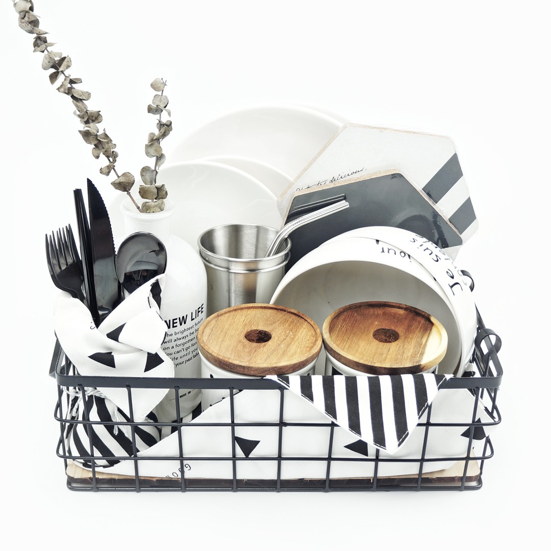 Housewarming kitchen gift set gift basket, Furniture & Home Living ...