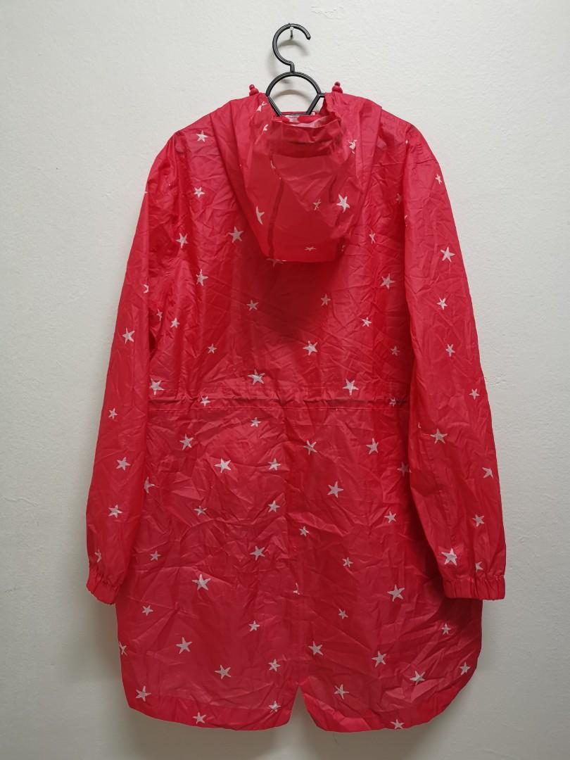 Joules Golightly red waterproof packaway jacket/raincoat, Women's ...