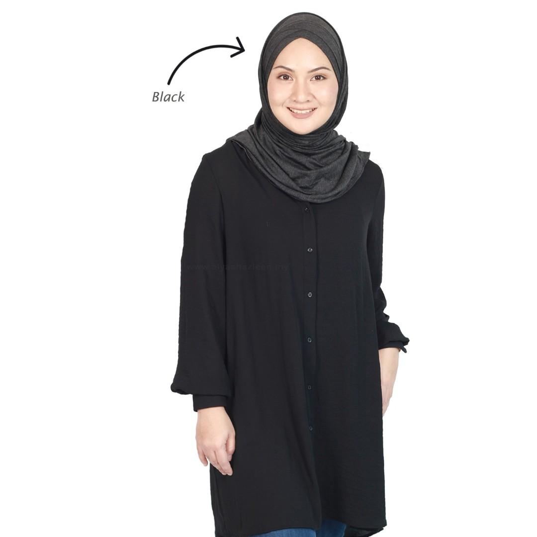 Lily Instant Hijab 2 0 Black Womens Fashion Muslimah Fashion