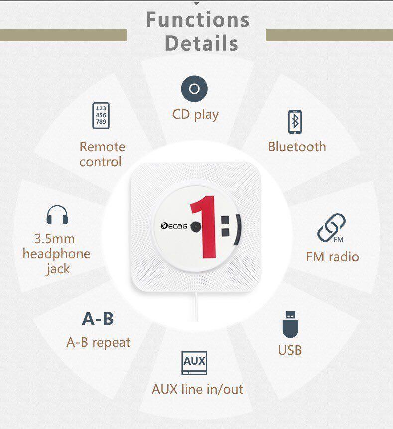 Modern Minimalist Music Player , Audio, Portable Music Players on Carousell