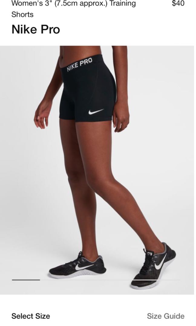 Nike Pro Booty Shorts Sports Athletic Clothing On Carousell