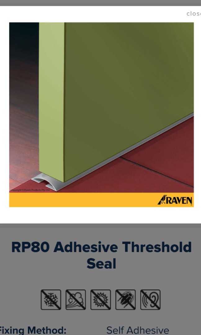 Raven RP80 door seal, Audio, Other Audio Equipment on Carousell