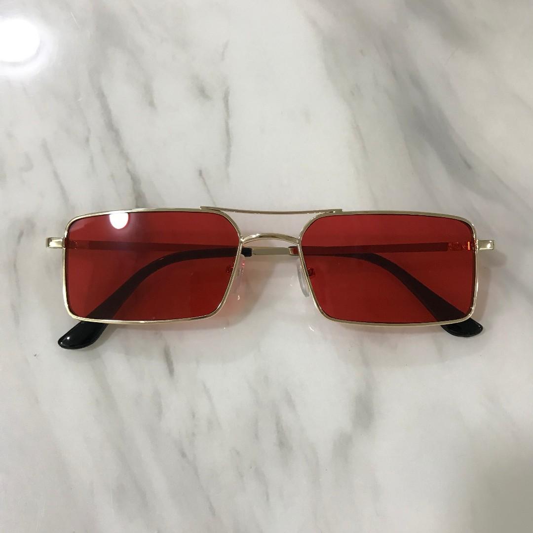 Red Sunglasses, Women's Fashion, Watches & Accessories, Sunglasses ...